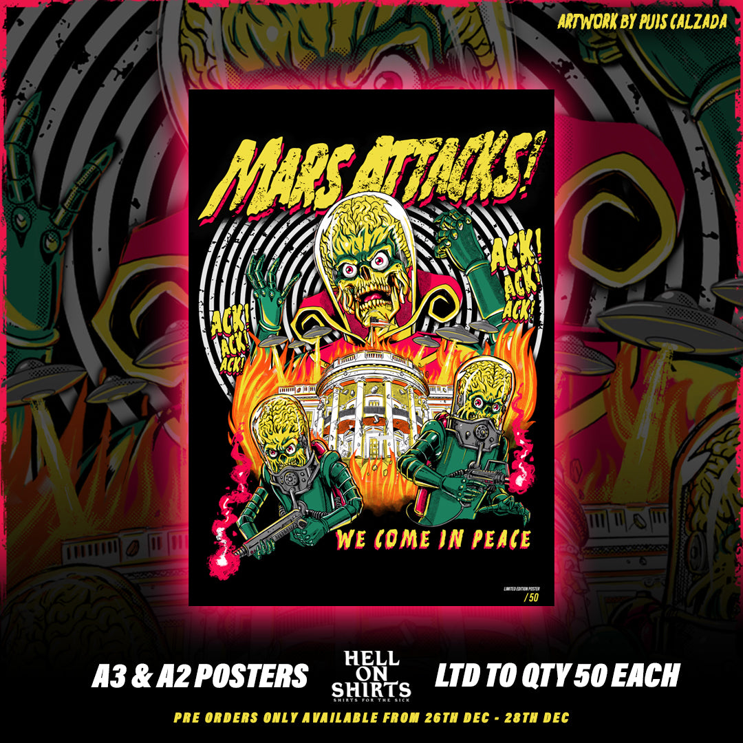 "ACK INVASION" POSTER – HELL ON SHIRTS